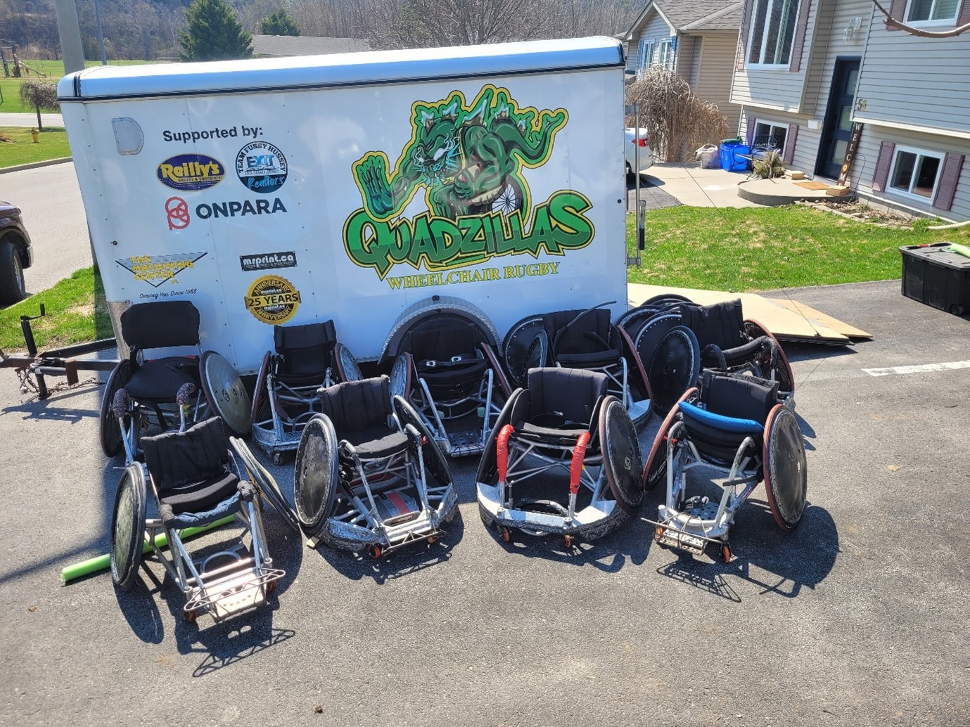 Community and Quadzillas’ Wheelchair Rugby for Mike Breske - Wheelchair ...